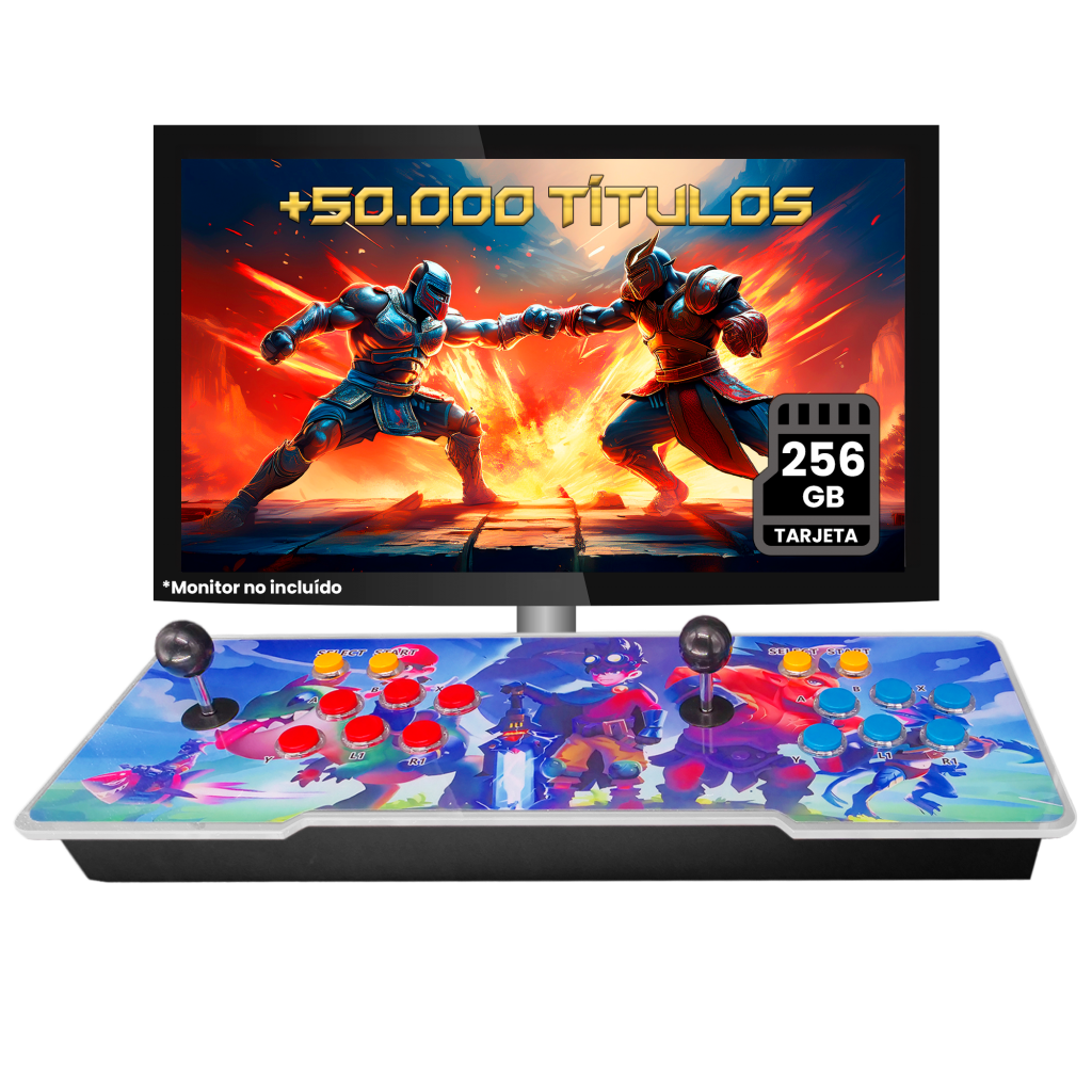 Pandora box 3D +50.000 juegos, Maquina recreativa Arcade, Incluye 50000 ...