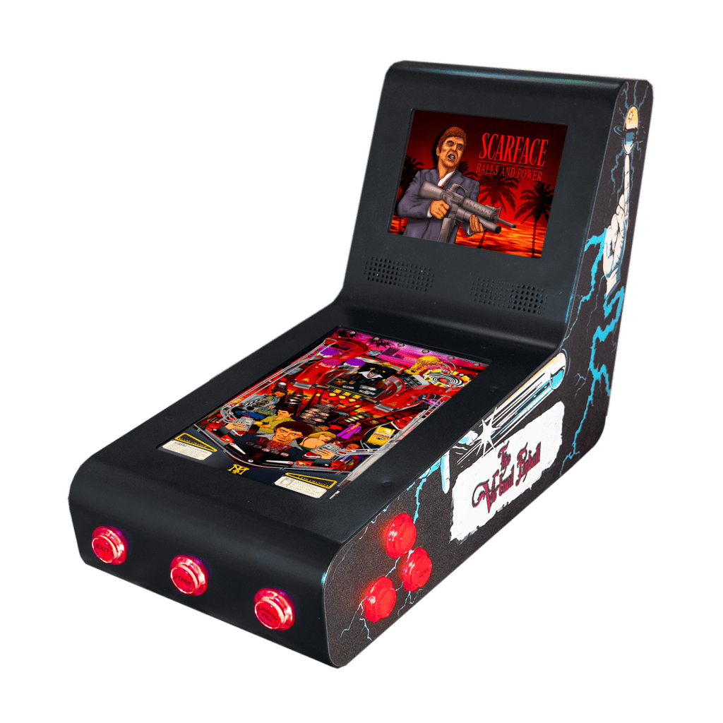 Pinball Virtual, Playfield 12″, Backglass 8″ INTEL N5105 (MiniPinball ...